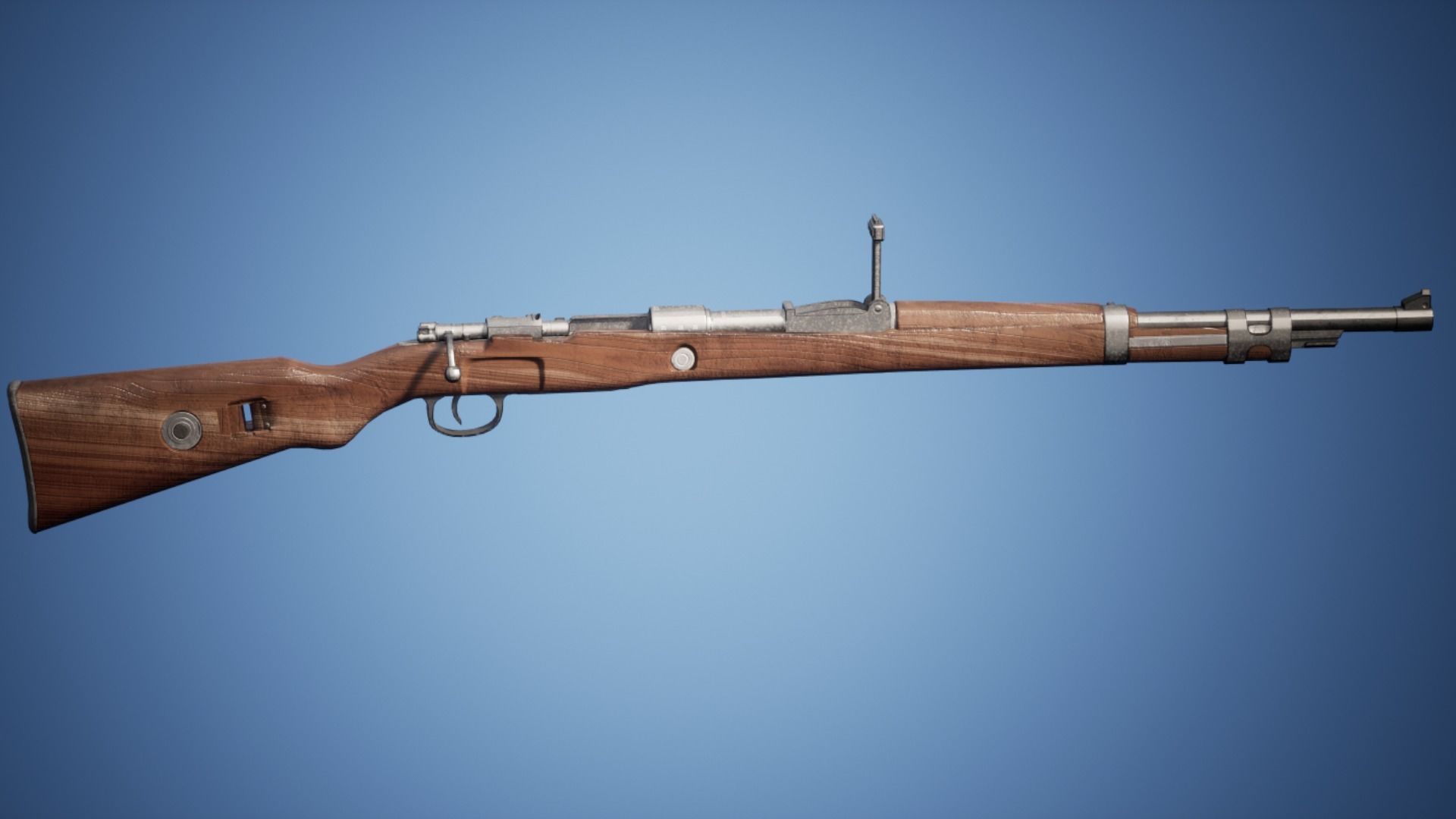 3D model Long Range WW2 Rifle VR / AR / low-poly | CGTrader