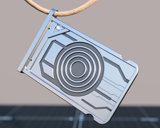 Tron Legacy-Inspired Sam Necklace Pendant 3D Model 3D model 3D ...