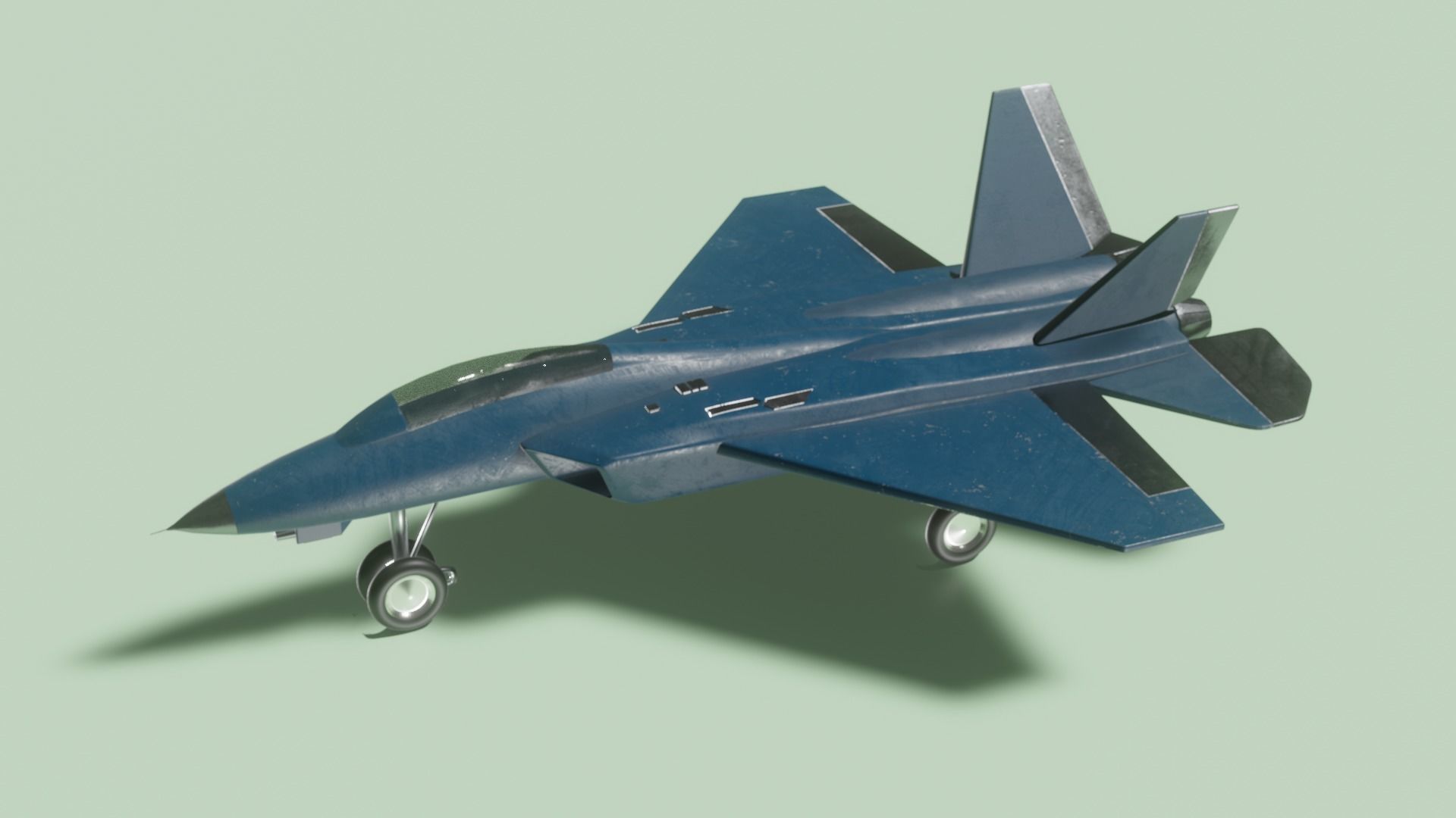 3D model Jet F23 VR / AR / low-poly | CGTrader