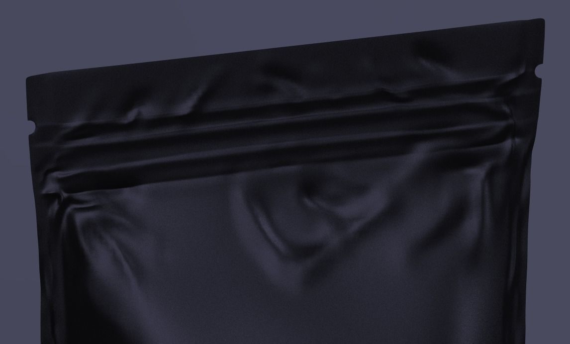 Stand-Up Zipper Pouch Packaging 3D model 3D model rigged | CGTrader