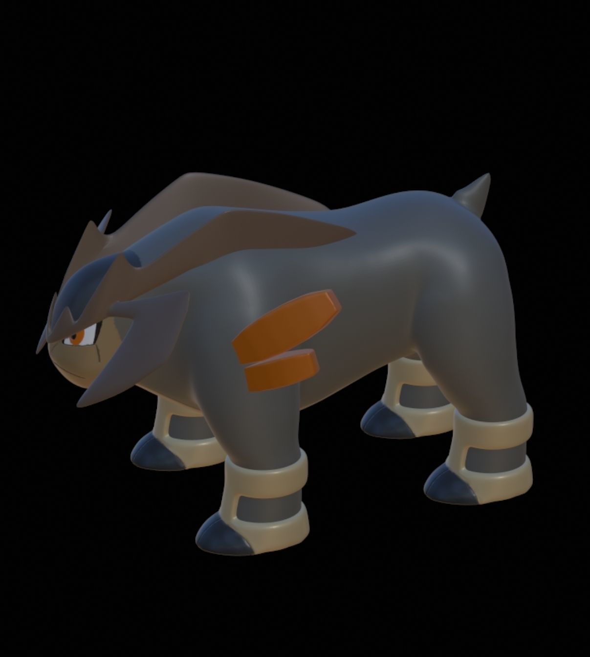TERRAKION POKEMON 3D model 3D printable | CGTrader