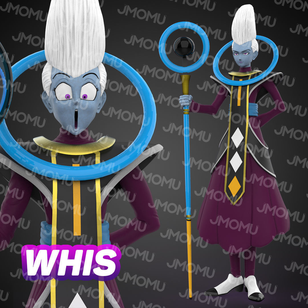 Whis Figure 3D model 3D printable | CGTrader
