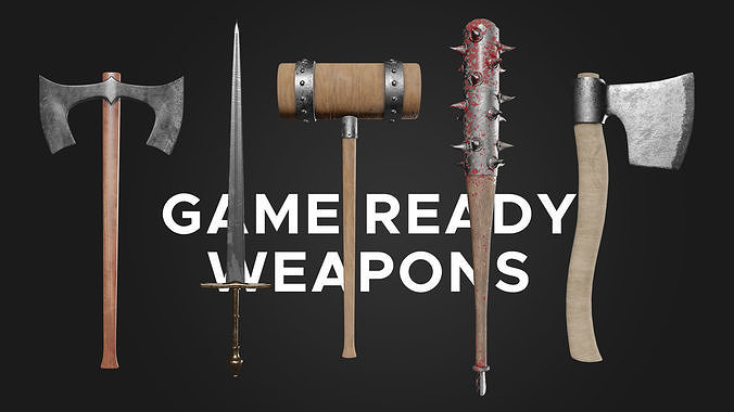 3D model Weapons Game ready 3d models VR / AR / low-poly | CGTrader
