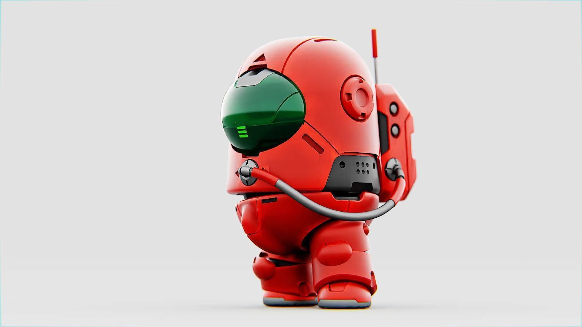 AMONG US CONCEPT CHARACTER RIGGED 3D model rigged | CGTrader