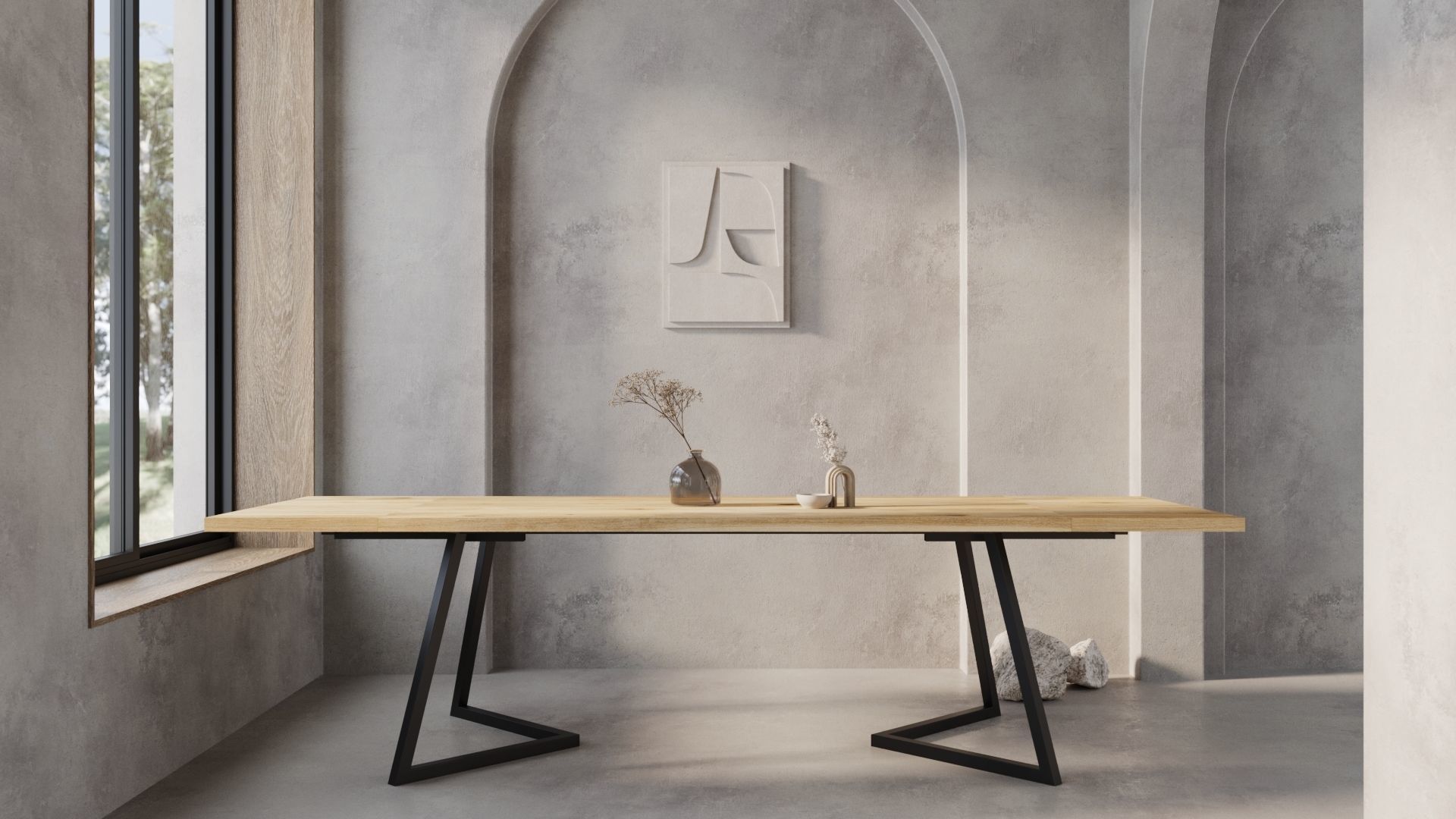 Margin Y Dining Table by mLOFT 3D model | CGTrader