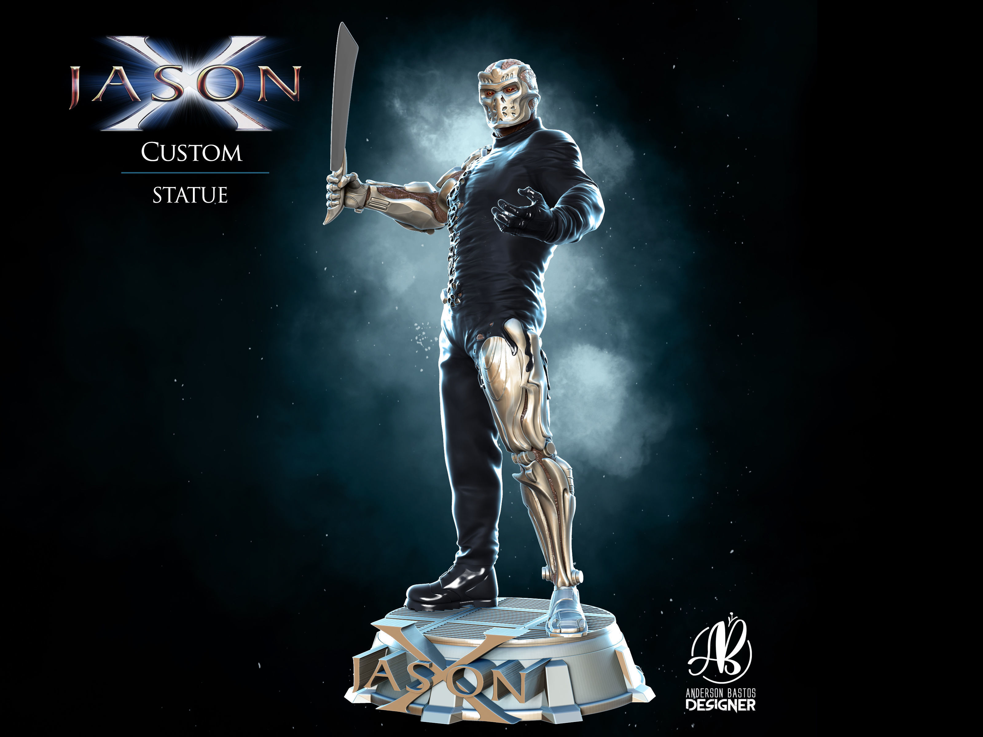 JASON X 3D model 3D printable | CGTrader