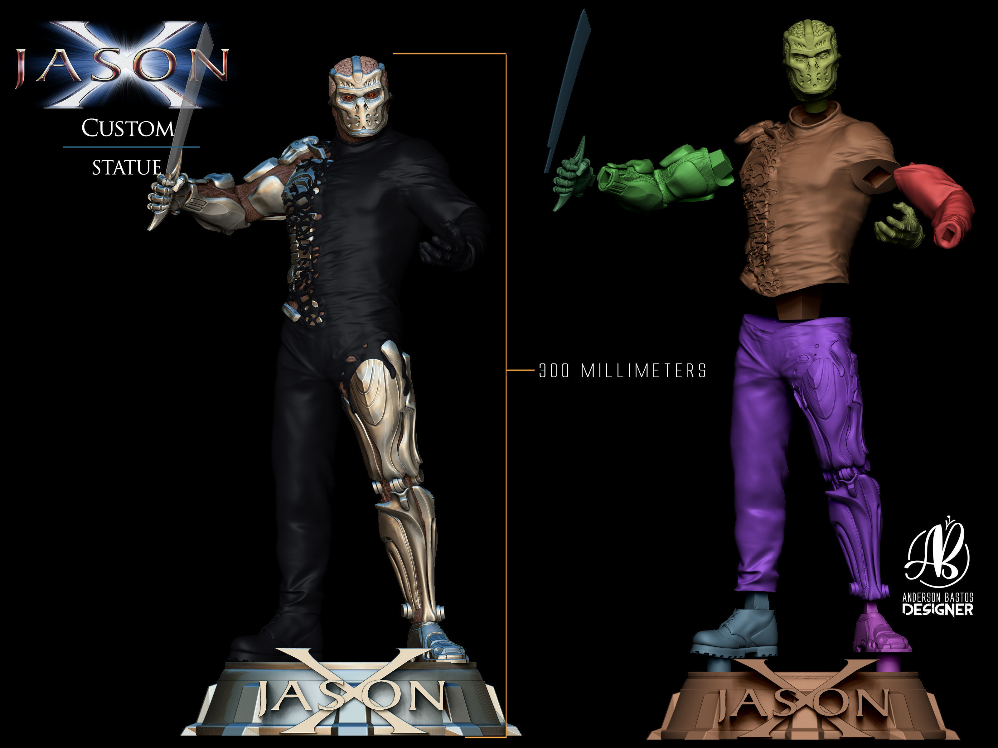 JASON X 3D model 3D printable | CGTrader