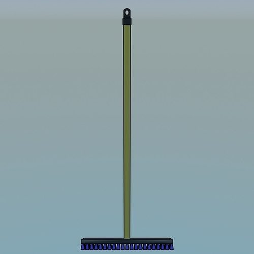 Broom free 3D model | CGTrader