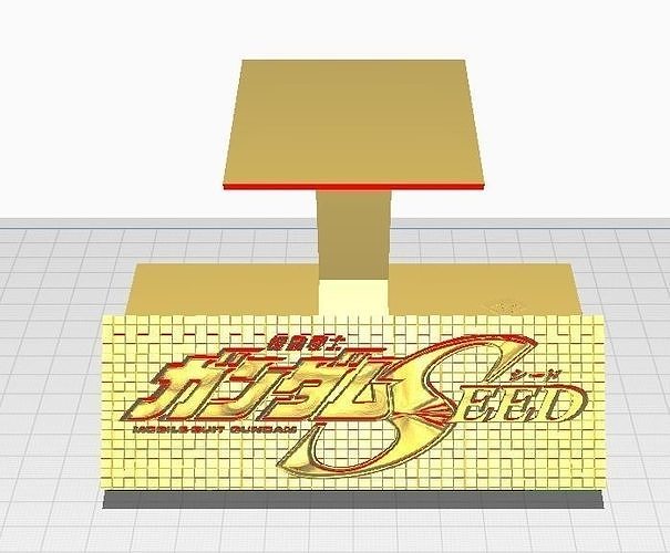 Gundam SEED base for any Gundam or display free 3D model | CGTrader