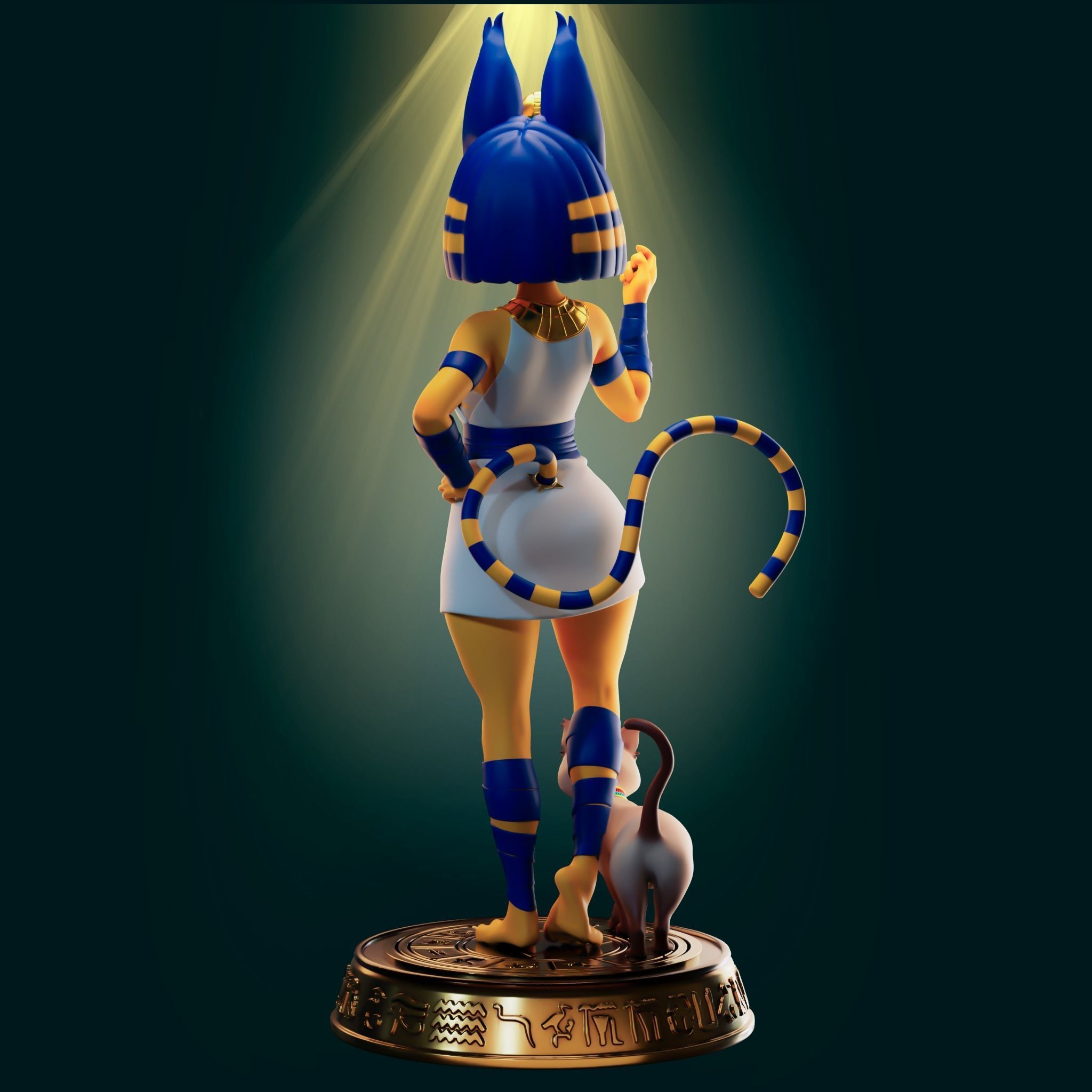 Ankha Animal Crossing 3D 3D model 3D printable | CGTrader