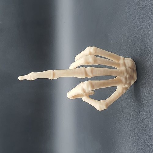 Skeleton Hand Reaching