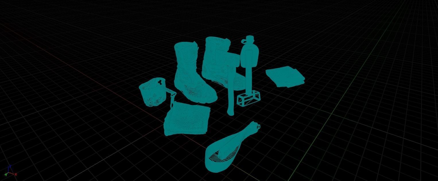 Mega Prop Pack 3D Model Collection | CGTrader