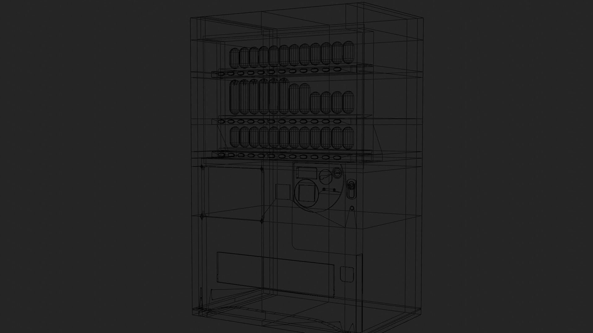 3D model Low poly Japanese Vending Machine VR / AR / low-poly | CGTrader
