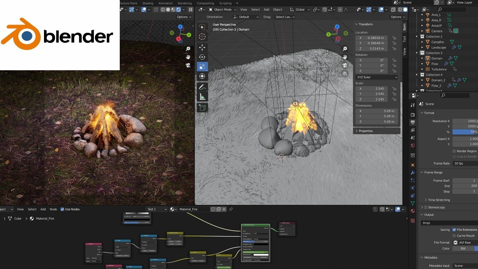 3D model Realistic Campfire VR / AR / low-poly | CGTrader