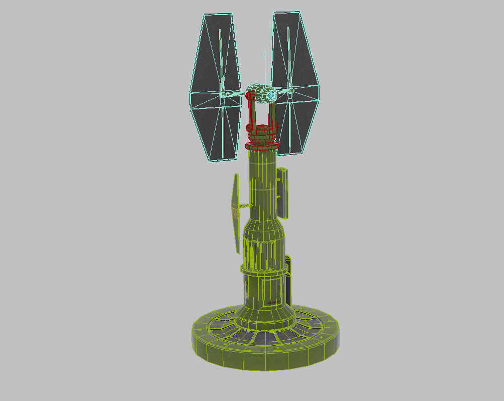 3D model Sci fi radar tower VR / AR / low-poly | CGTrader