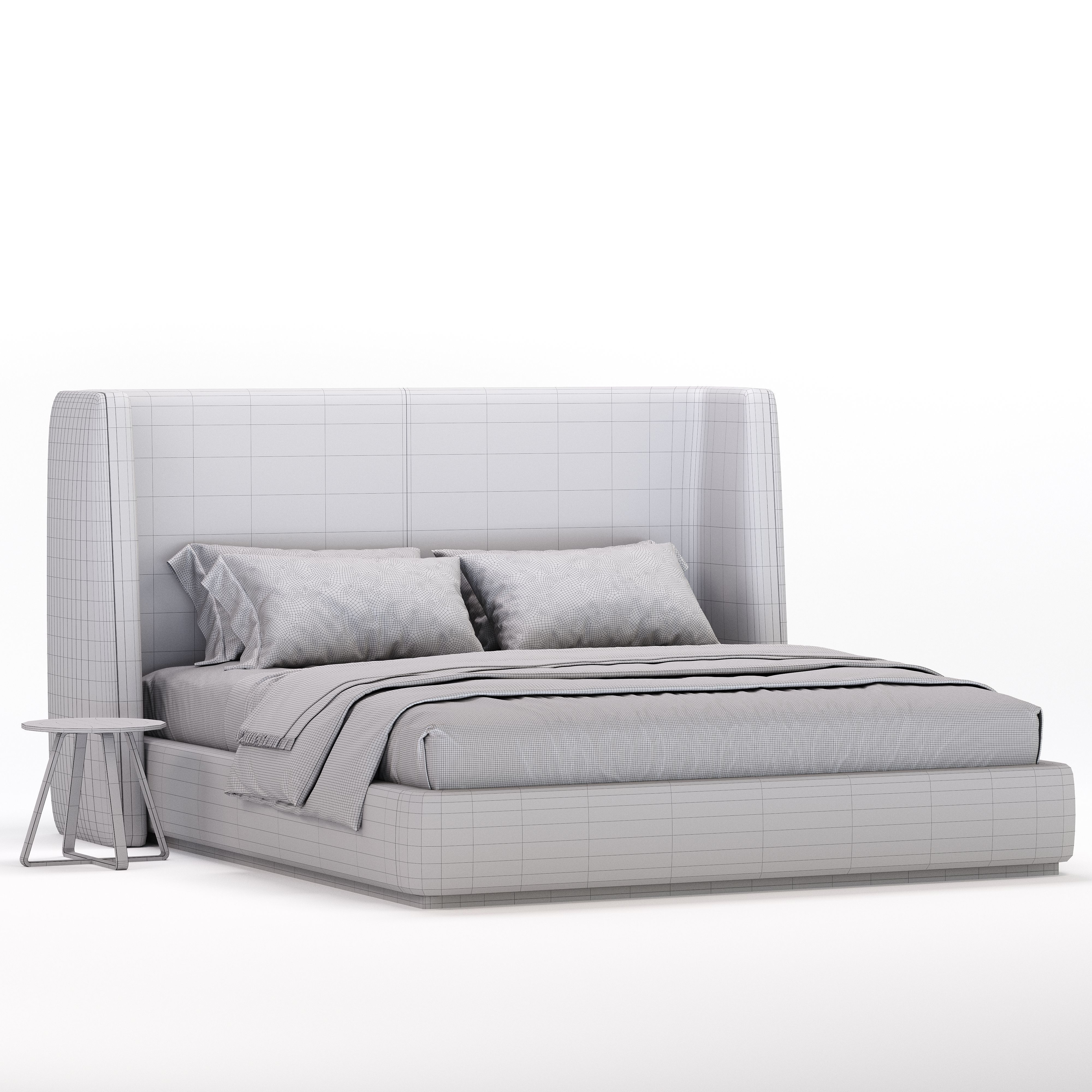 Barlow bed 3D model | CGTrader