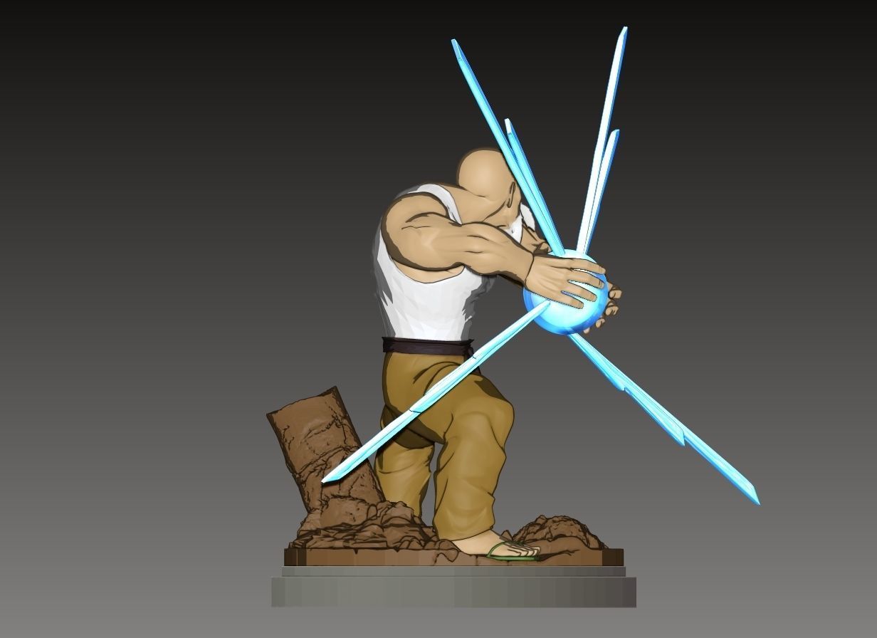 Master Roshi Buffed figure from Dragon Ball Super 3D print model 3D ...