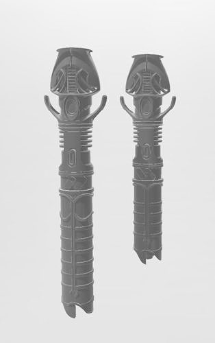 Jedi Survivor Dagan Gera lightsaber 3D model 3D printable | CGTrader