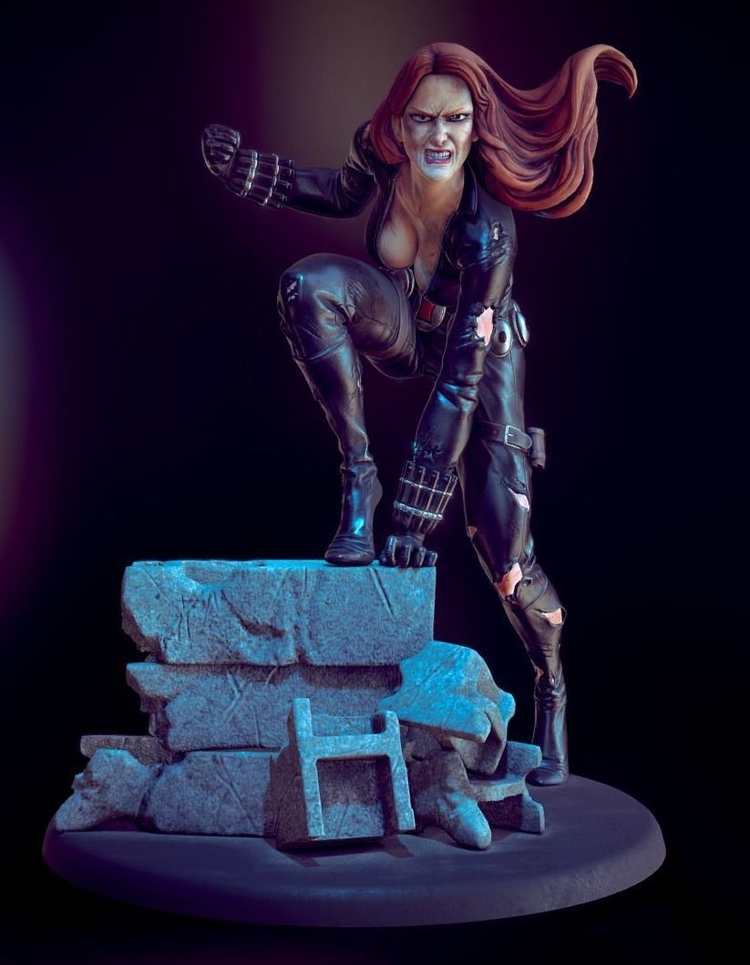 Black Widow ready to 3d print 3D model | CGTrader
