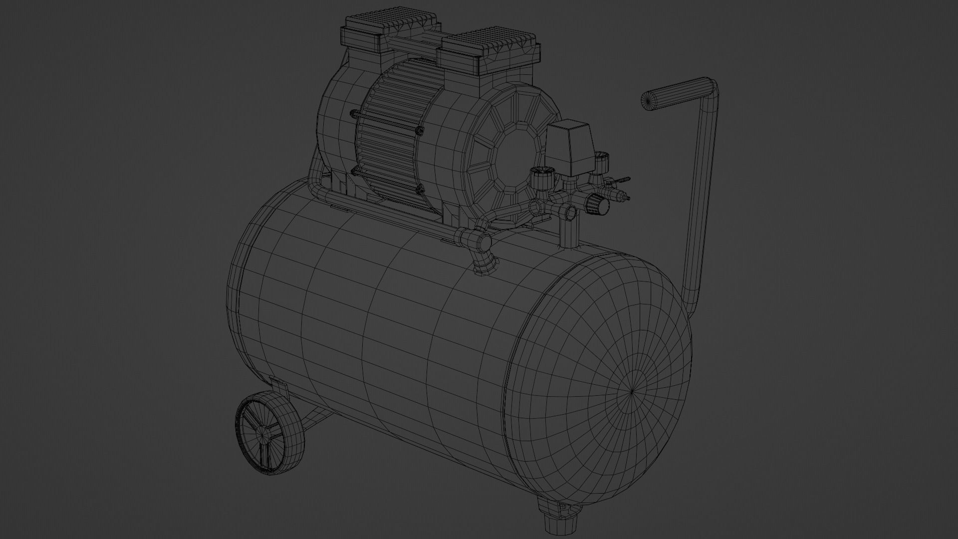 3D model damaged air compressor VR / AR / low-poly | CGTrader