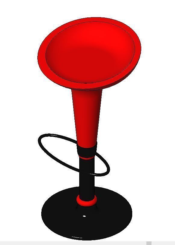 3D model Bombo Bar Stools 3D Model-37 VR / AR / low-poly | CGTrader