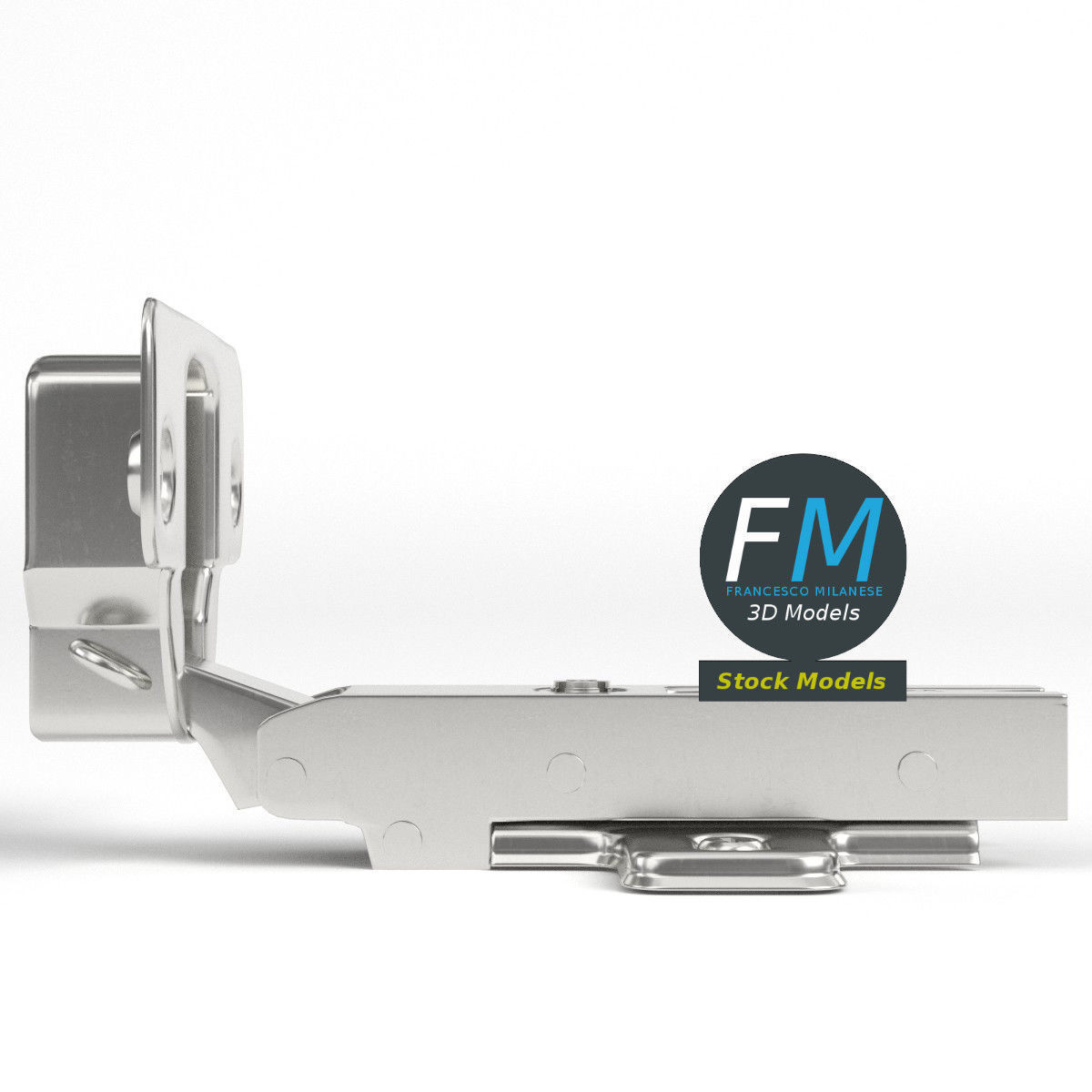 Cabinet hinge 3D model | CGTrader