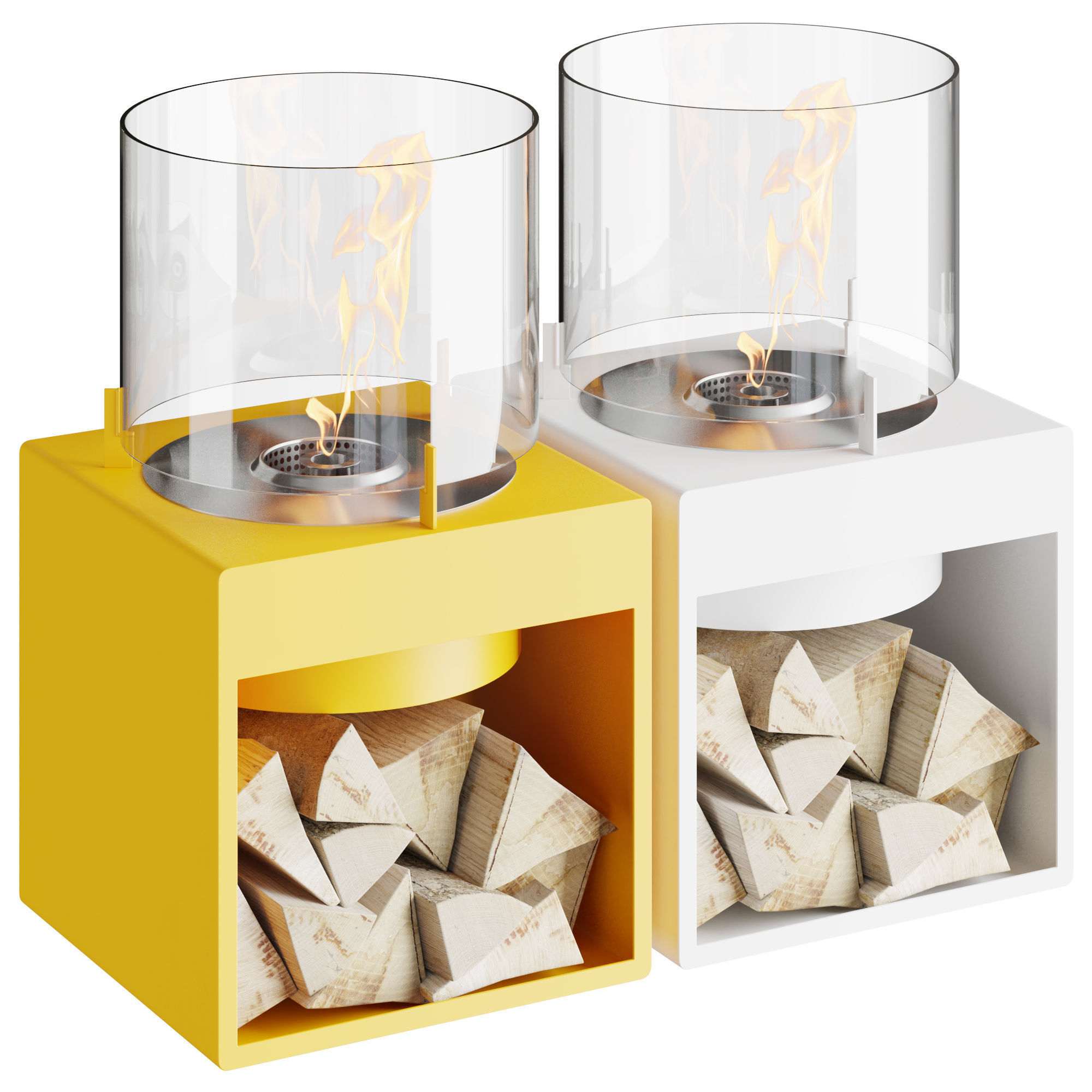 EcoSmart Fire POP Fireplace 3D model | CGTrader