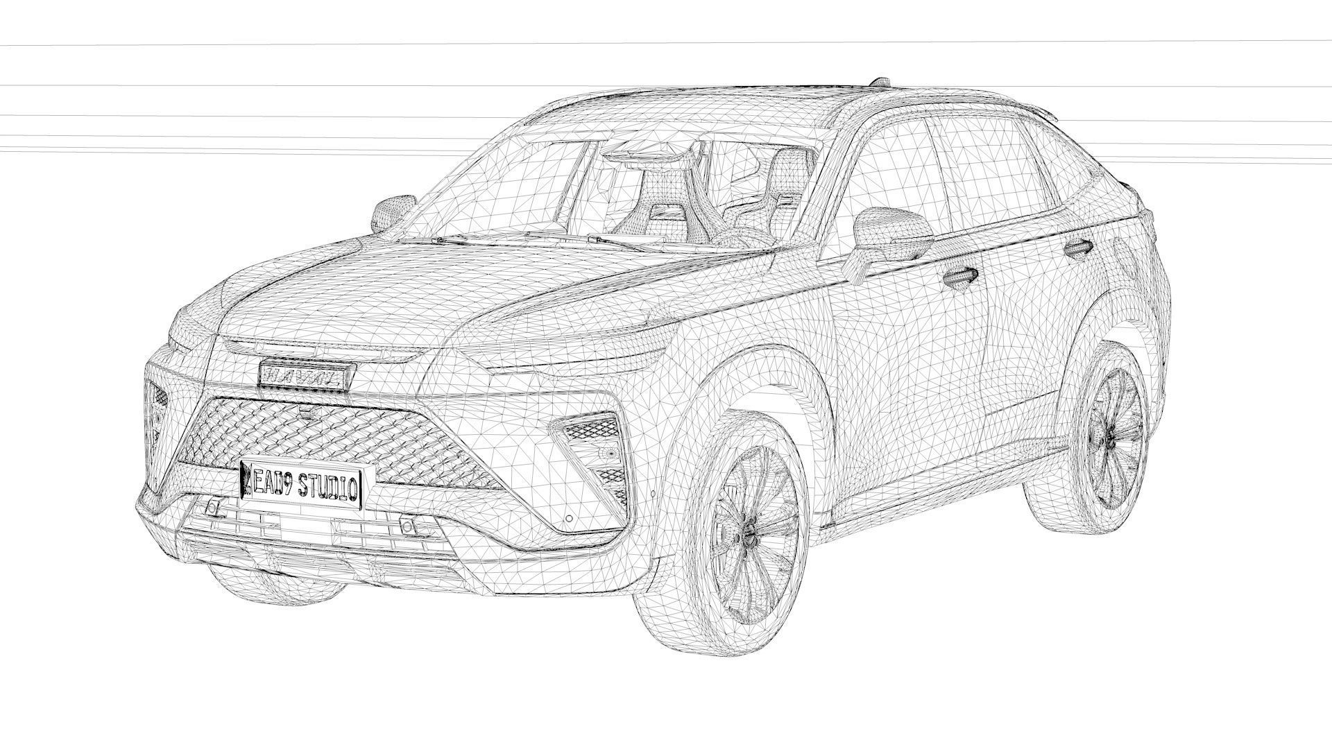 HAVAL H6 GT 2024 3D model | CGTrader