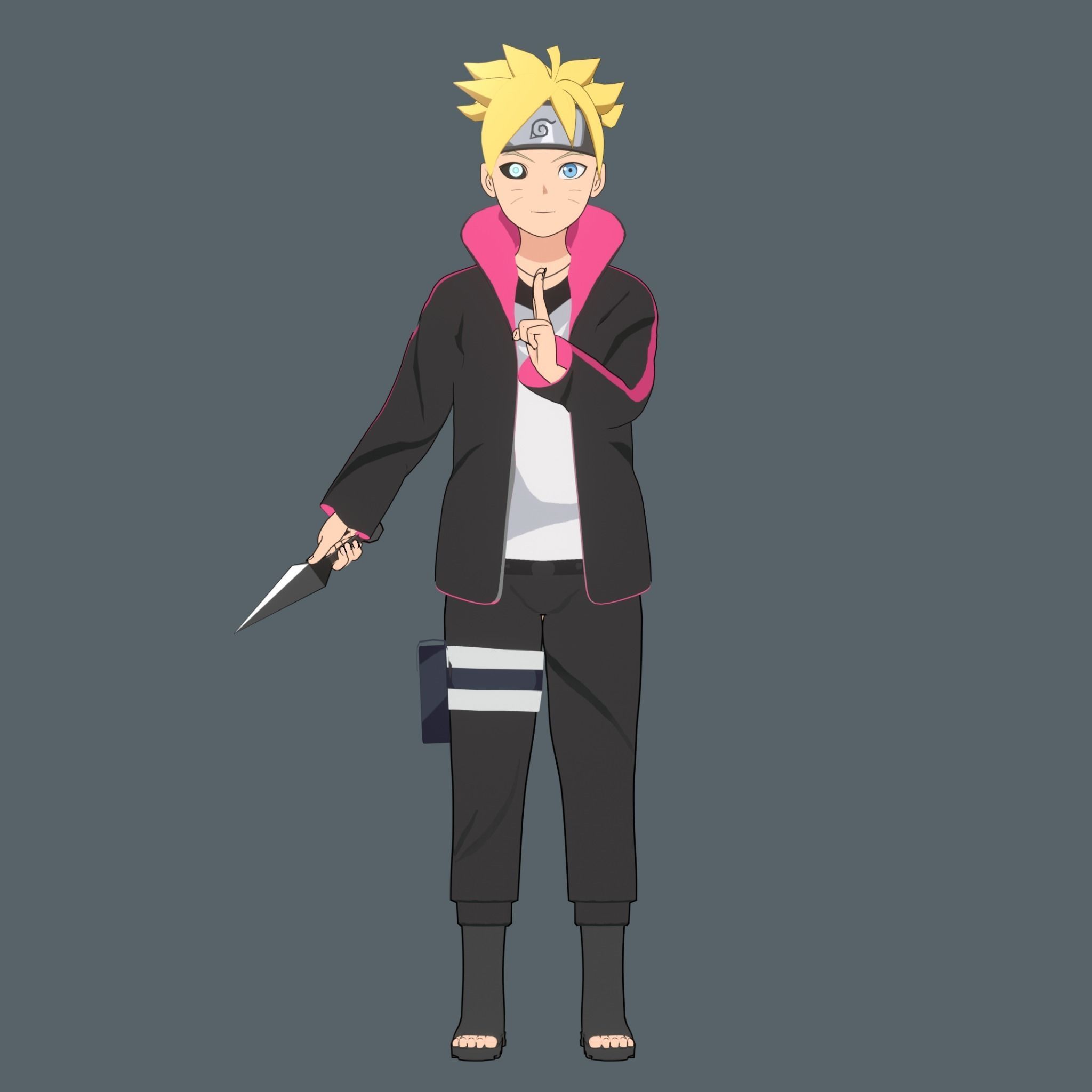 3D model Uzumaki Boruto 3d model VR / AR / low-poly | CGTrader