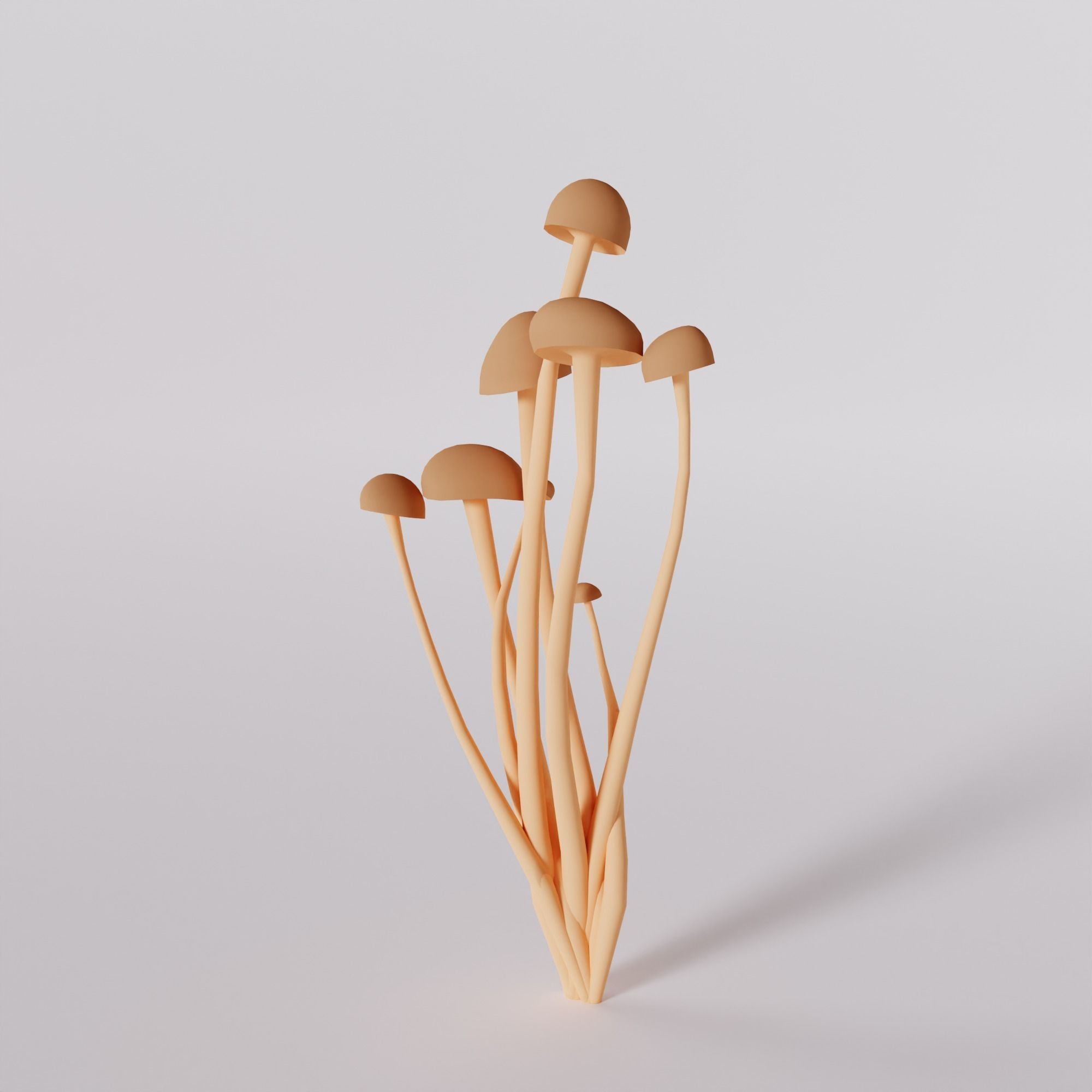 3D model Mushrooms Pack - Stylized and Low-Poly VR / AR / low-poly ...