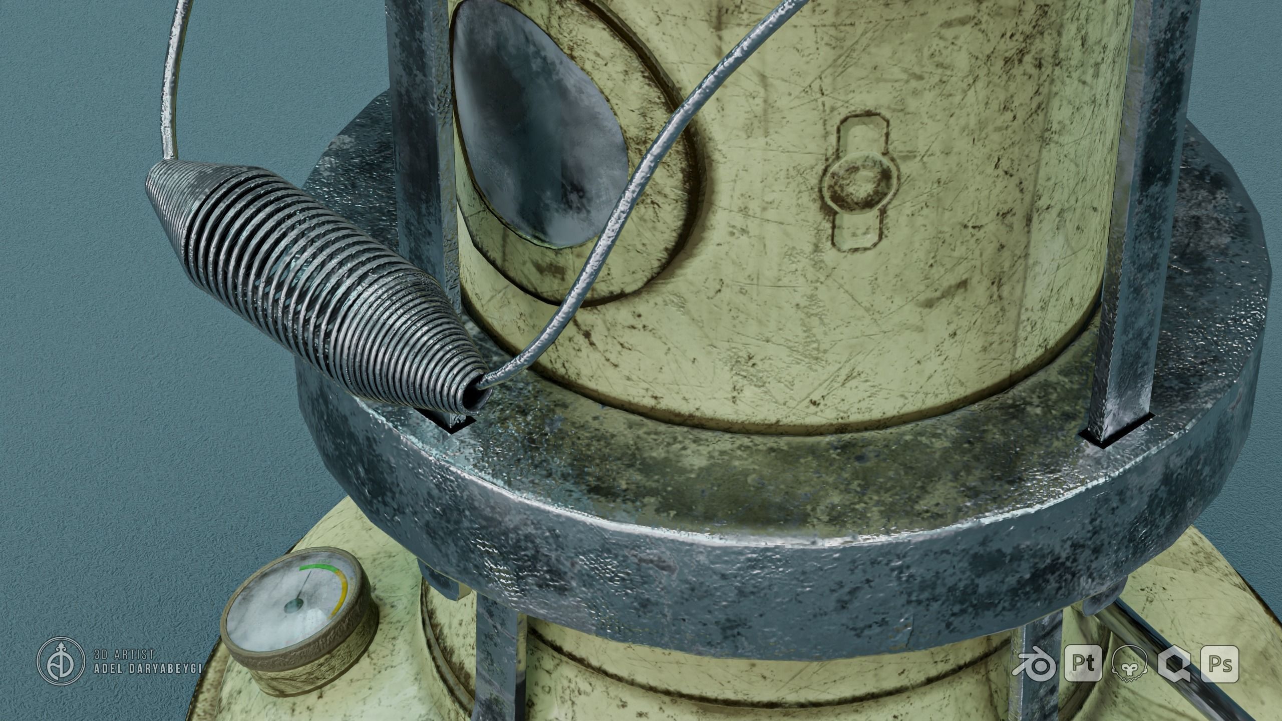 Old Heater free 3D model | CGTrader