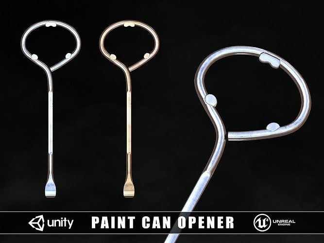 3D model Paint Can Opener VR / AR / low-poly | CGTrader