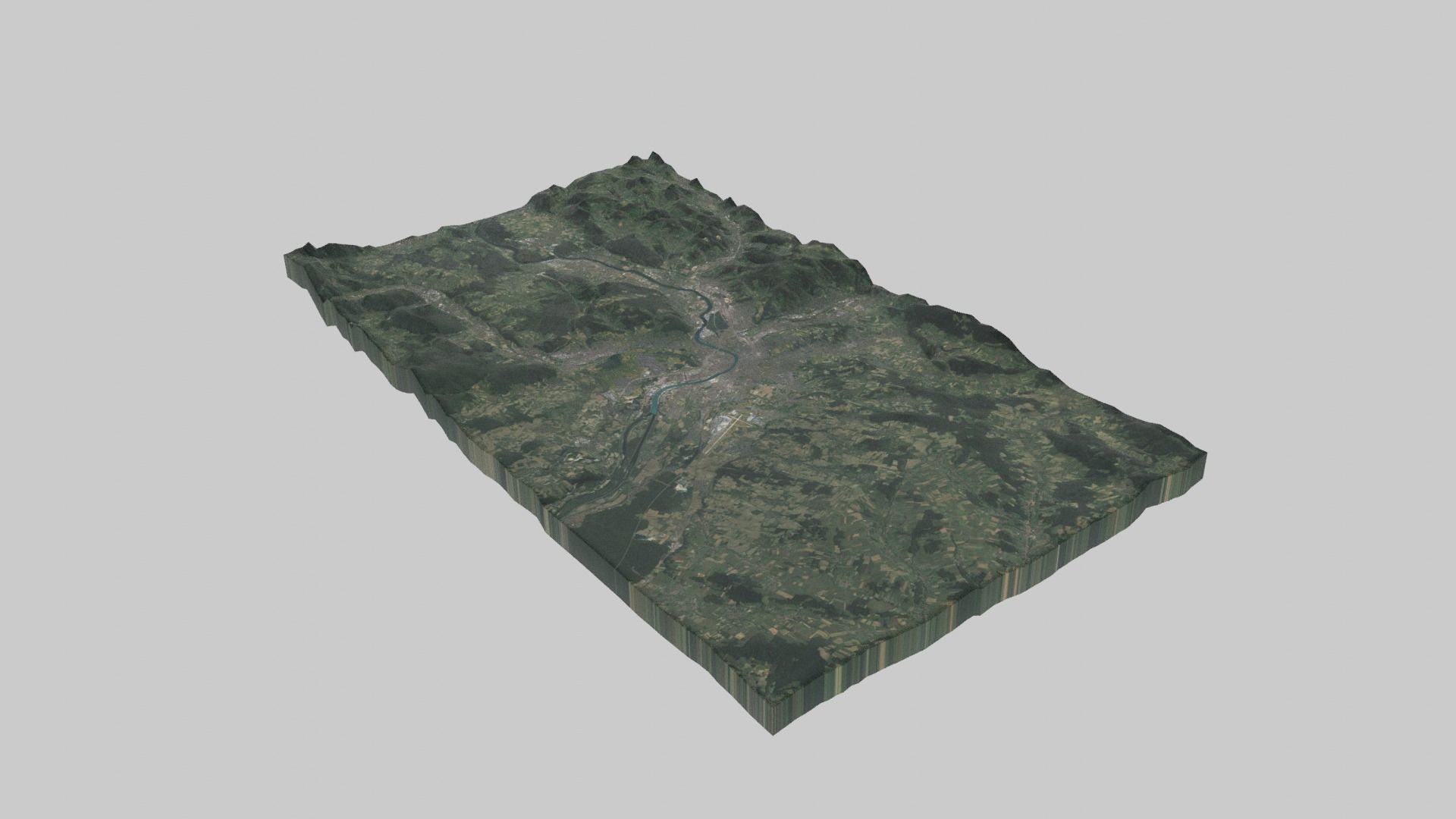 3D model Basel City VR / AR / low-poly | CGTrader