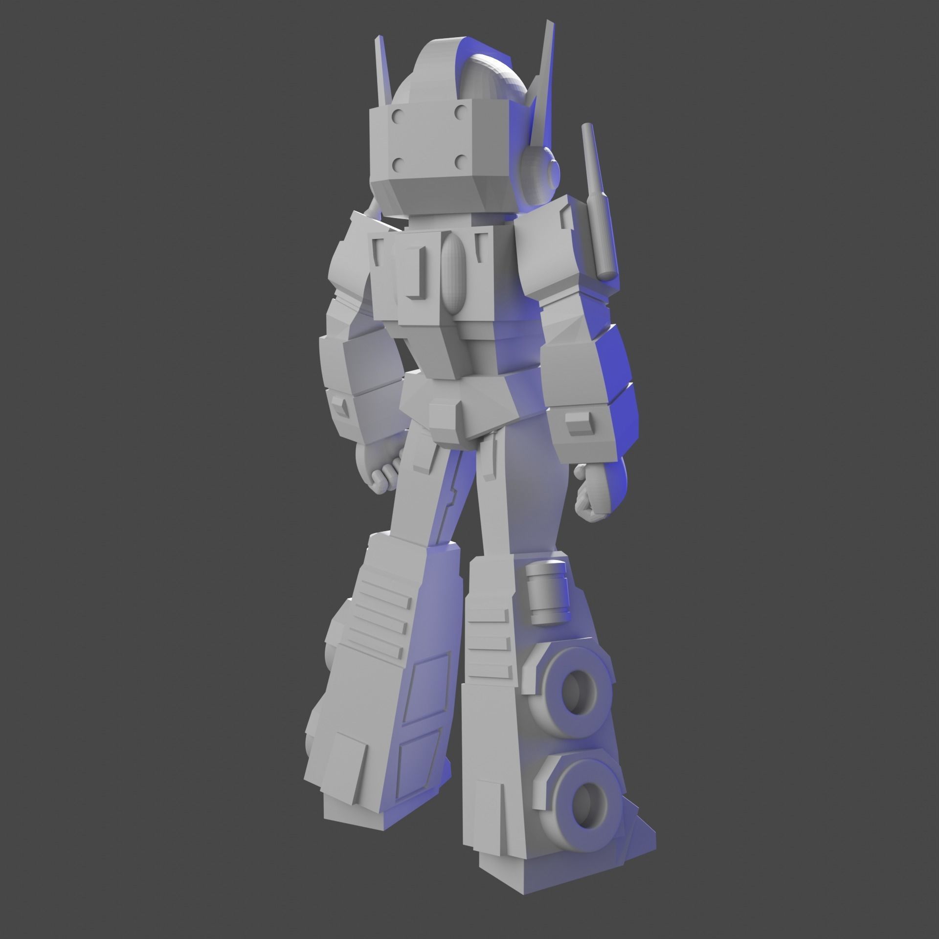 Optimus Prime Sylized-Chibi 3D model rigged | CGTrader