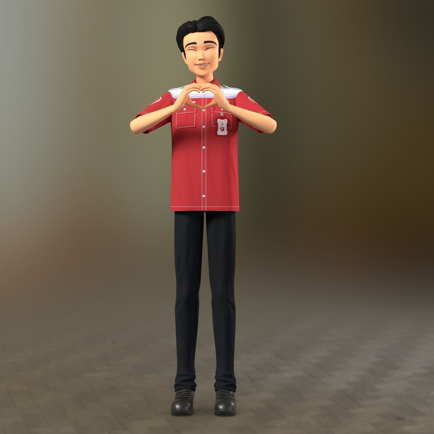 a technician 3D Model Rig Ready 3D model rigged | CGTrader