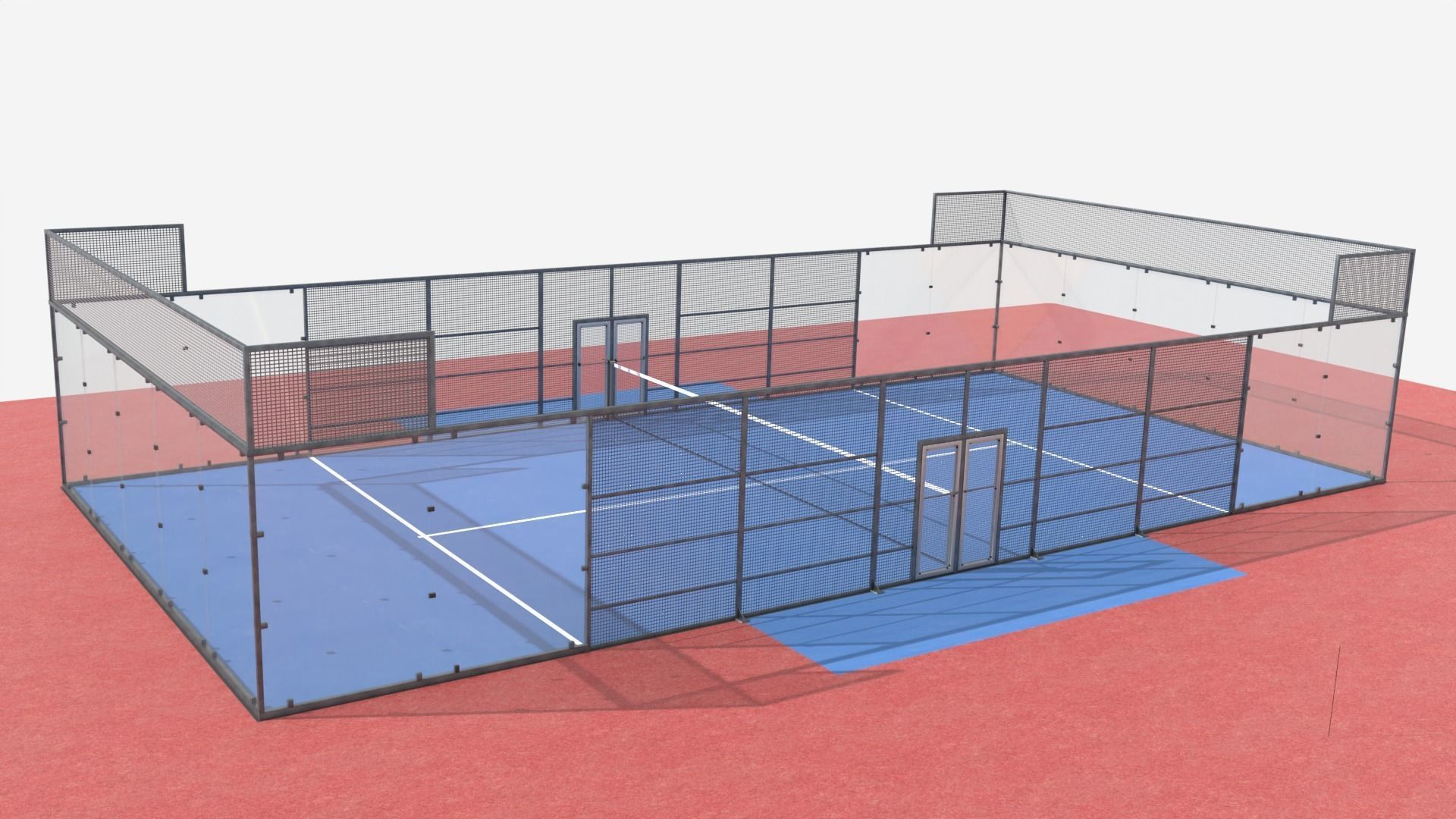 3D Model Collection Padel set VR / AR / low-poly | CGTrader