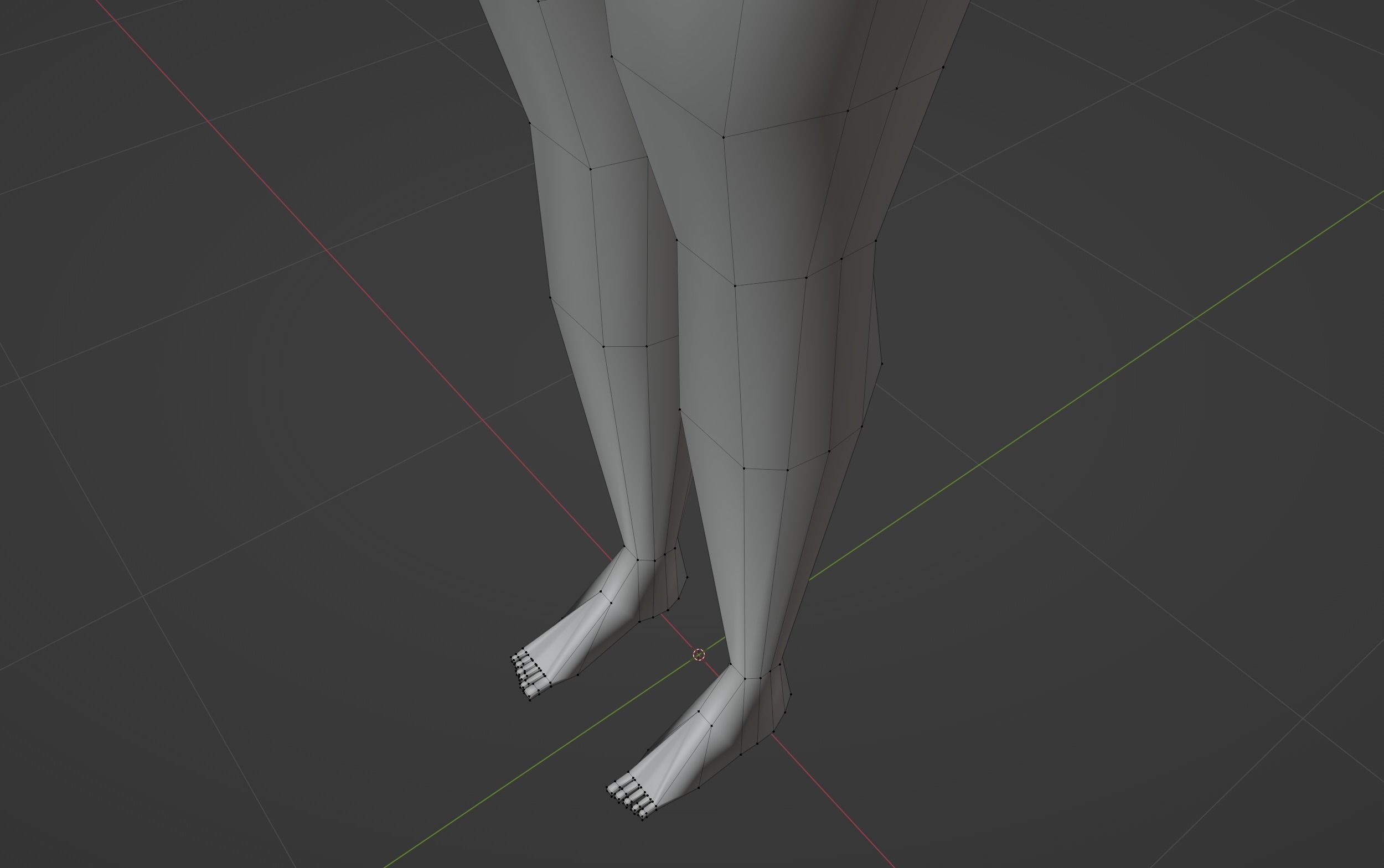 Female Base Mesh Low Poly 3D model | CGTrader