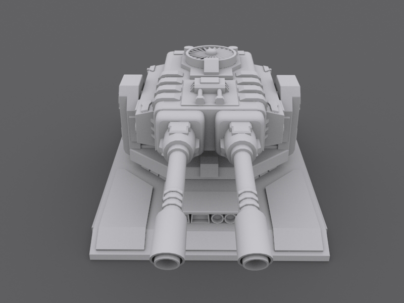 3D model Laser Turret VR / AR / low-poly | CGTrader