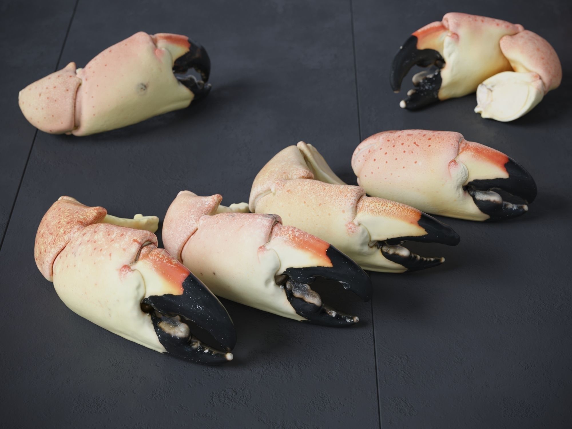 Stone Crab Claws 3D model | CGTrader