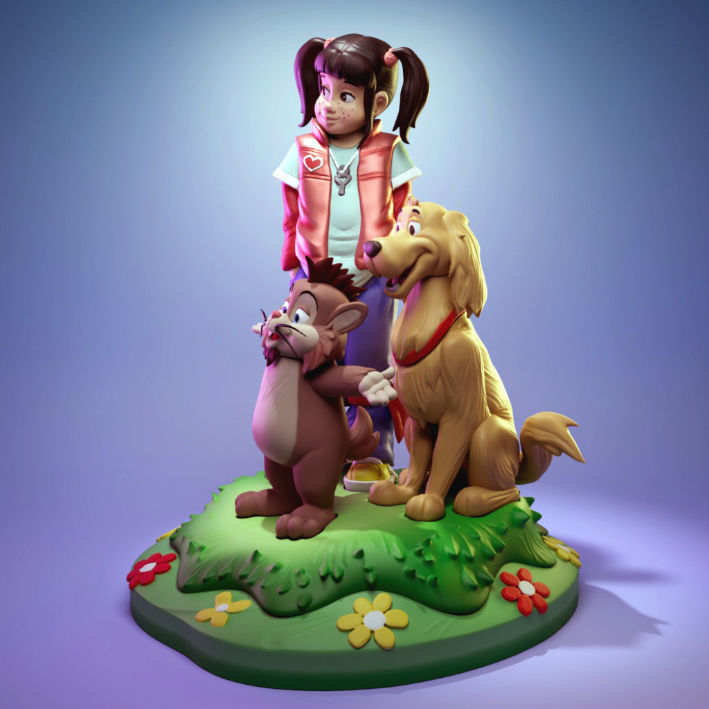 Punky Brewster 3D model 3D printable | CGTrader
