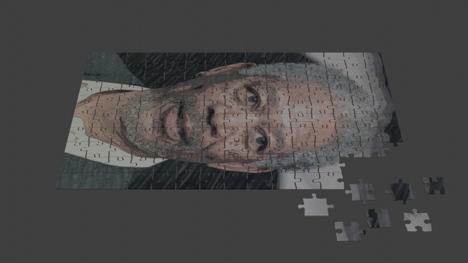 3D model Morgan Freeman Puzzle VR / AR / low-poly | CGTrader
