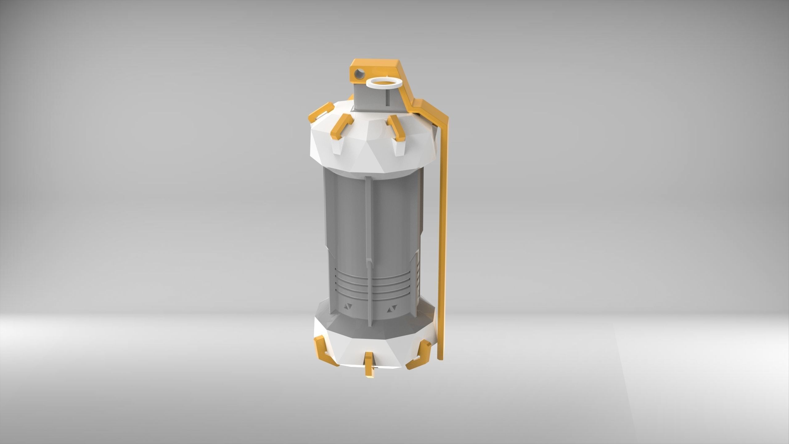 Grenade Keychain 3D model 3D printable | CGTrader