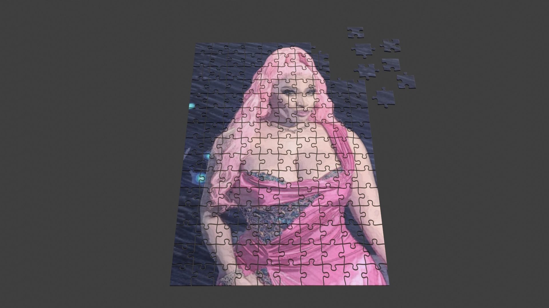 3D model Nicki Minaj Puzzle VR / AR / low-poly | CGTrader