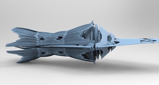 Ancient Alien spear tower 4 3D model | CGTrader