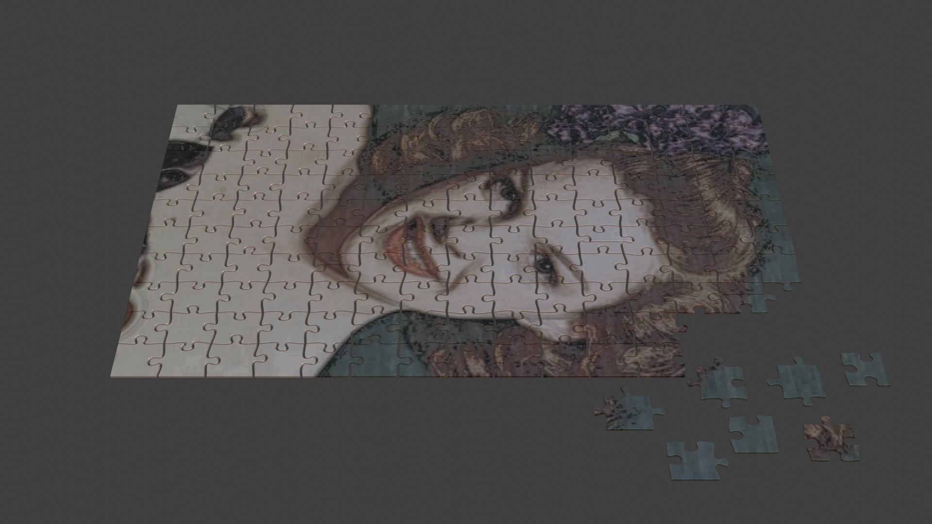 3D model Judy Garland Puzzle VR / AR / low-poly | CGTrader