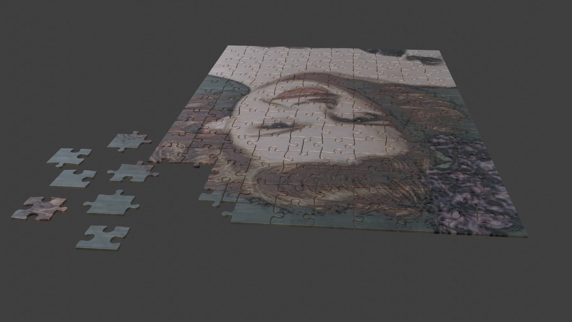 3D model Judy Garland Puzzle VR / AR / low-poly | CGTrader