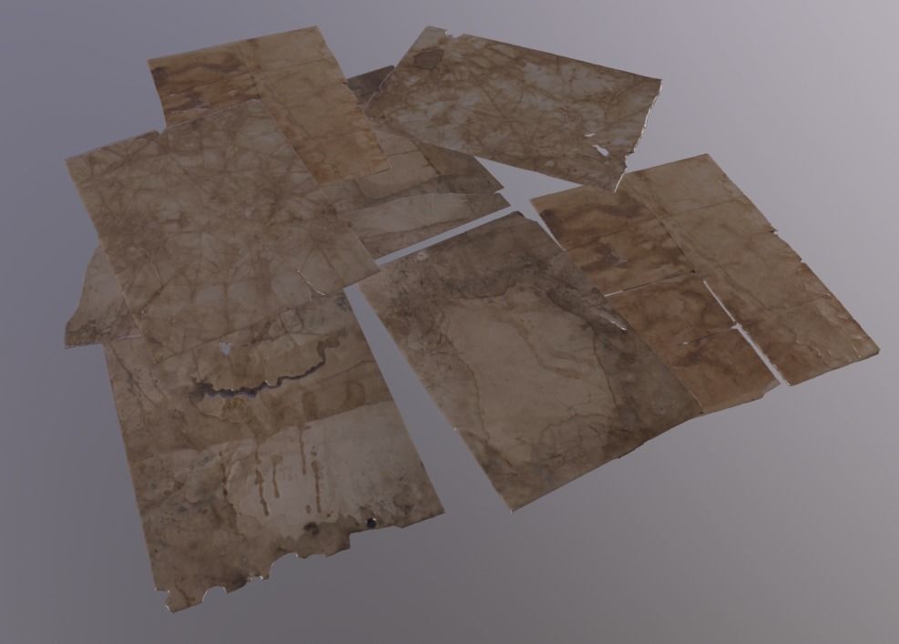 3D model Stained Paper Group VR / AR / low-poly | CGTrader