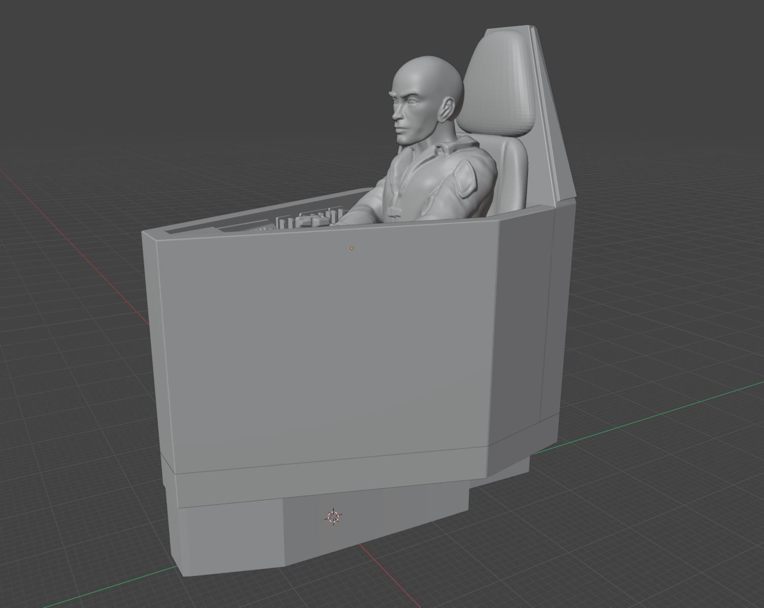 Battlestar Galactica Colonial Viper Cockpit Upgrade BSG 3D model 3D ...