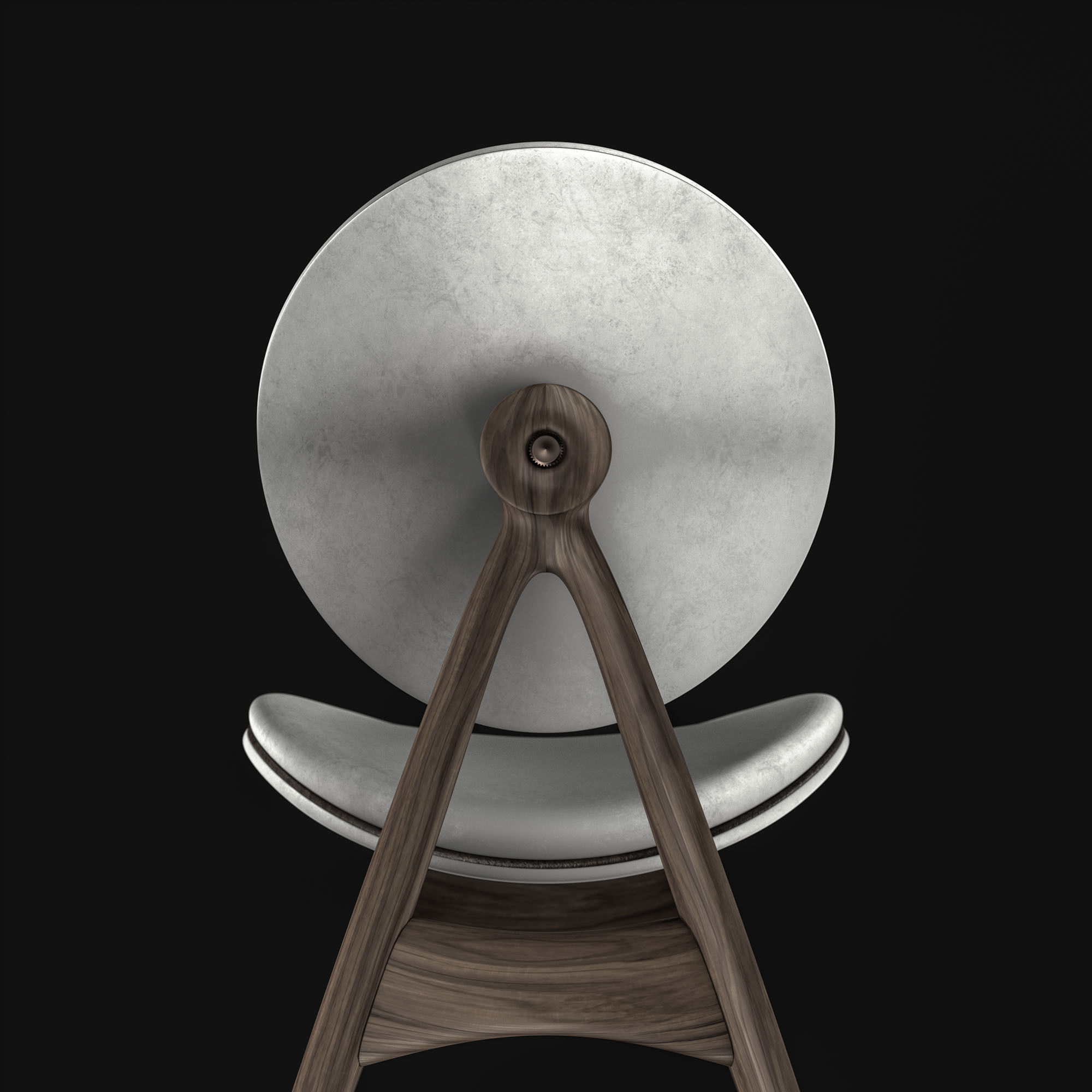 Overgaard and Dyrman Circle Dining Chair 3D model | CGTrader