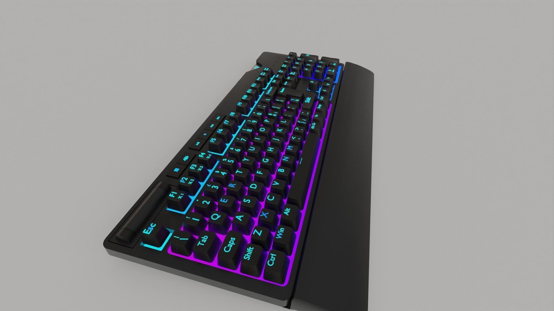 ASUS ROG RGB Gaming Keyboard Gaming Setups 3D model | CGTrader